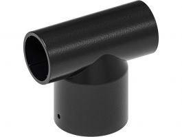 Top rail fence | T-connector | Ø 2-3/8" x Ø 1-5/8" | RAL9005